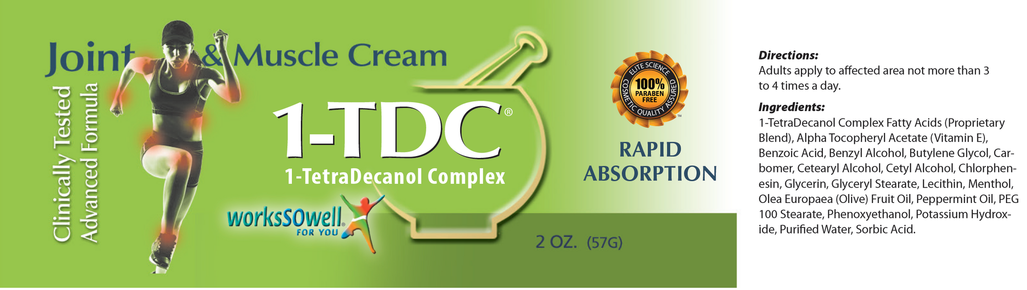 1-TDC Joint & Muscle Starter pack (4 Bottles / 360 Soft Gels + 1 jar ...